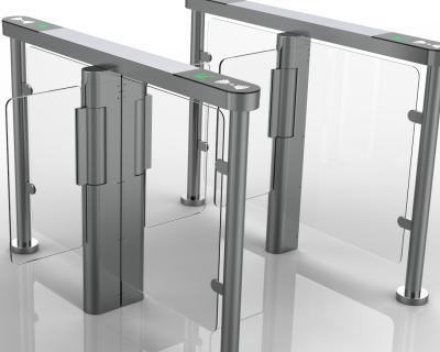 China Stainless Steel Speed Gate Turnstile 1400mm 90kg Button Remote Control Access Control for sale