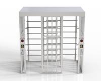China RS485 Interface Full Height Pedestrian Turnstiles Dual Lane Door Gate for sale