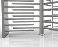 China Automatic Full Height Security Turnstile Entrance Gates IP54 Protection Level for sale