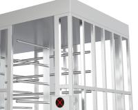 China Full Height Turnstile 304 Stainless Steel 550mm Passage Width IP54 220V 50Hz for sale