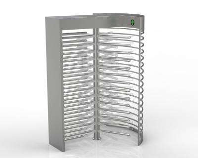 China Full Height Turnstile 500mm Barrier Stainless Steel 304 Access Control Pedestrian Gate for sale