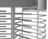 China Full Height Turnstile 500mm Barrier Stainless Steel 304 Access Control Pedestrian Gate for sale