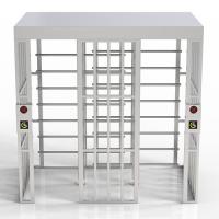 China Bar Full Height Turnstile Access Control Stainless Steel Safe Entry Door Gate for sale