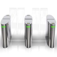 China Stainless Steel 304 Sliding Gate Turnstile 220V 1400mm x 330mm x 980mm Pedestrian Access Control for sale