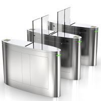China Stainless Steel 304 Sliding Gate Turnstile 220V 1400mm x 330mm x 980mm Pedestrian Access Control for sale