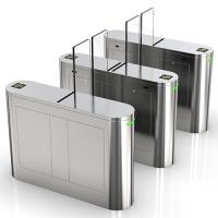 China Stainless Steel 304 Sliding Turnstile Gate 550-900mm Passage Width Face Recognition Access Control for sale