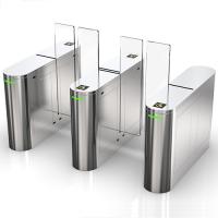 China Stainless Steel 304 Sliding Turnstile Gate 550-900mm Passage Width Face Recognition Access Control for sale