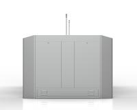 China Pedestrian Sliding Gate Turnstile Anti Pinch Access Control RS232 Interface for sale