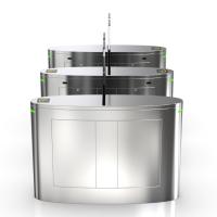 China Zecheng ZC-P312 Full Height Sliding Turnstile Gate 1400mm 220V RFID Access Control for sale