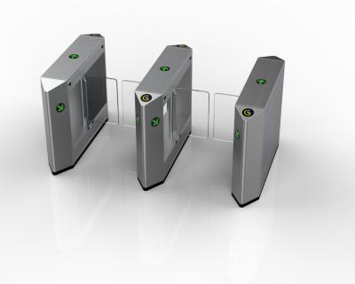 China Zecheng Stainless Steel Fingerprint Turnstile Gate 1200mm x 200mm x 980mm 110V/220V for sale
