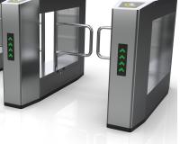 China Stainless Steel Access Control Turnstile Swing Gate 50W Anti Tailgating for sale