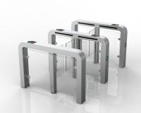 China Speed Turnstile Pedestrian Barrier Gate Remote Control Mode Stainless Steel for sale