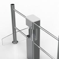 China Stainless Steel 304 Automatic Supermarket Swing Gate 500mm Arm Length 1-2s Closing Time for sale