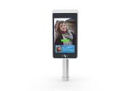 China Wall Mounting Face Recognition Biometric Machine 8 Inch Touchless Access Control System 30W for sale