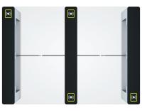 China Security Internal Swing Barrier , IP54 Arm Electronic Turnstile Gates for sale