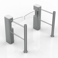 China Stainless Steel Turnstile Swing Gate 600mm Passage Width With IP54 Protection Level for sale