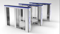 China High Protection Level IP54 Rotating Swing Turnstile Gate With 1.5s Closing Time for sale