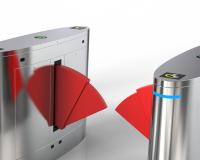China 50Hz Frequency Flap Gate Barrier -20C- 60C Temperature Range for Access Control for sale
