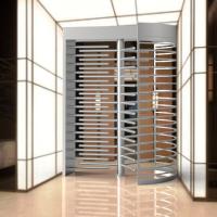 China Security Mechanism Full Height Turnstile 550mm Passage 150KG Weight RS232 Interface for sale