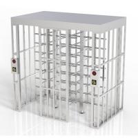 China Security Stainless Steel Full Height Turnstile RS232 Interface 70W Power Consumption for sale