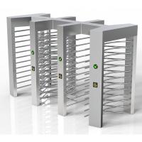 China IP54 Stainless Steel 304 Full Height Turnstile 550mm Passage 70W for sale