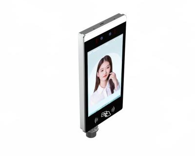 China Android 11.0 Face Recognition Biometric Machine 8 Inch 1280x800 Floor Stand Wall Mount for sale