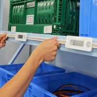 China BT33 Pick-to-Light Electronic Tag with Buzzer and LED Display for Warehouse Picking & Bin Locating Electronic Tag for sale