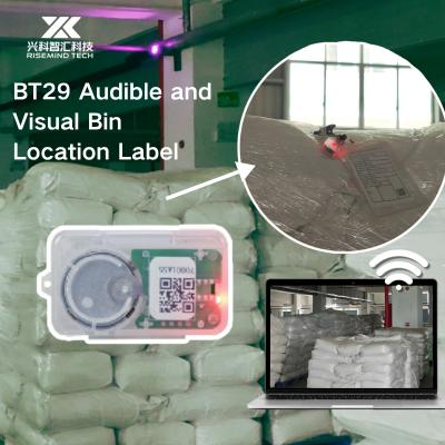 China BT29 Smart Sound and Light Warehouse Location Label with Clip for Warehouse Picking for sale