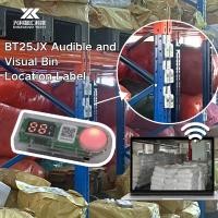 China BT25JX  Wireless Pick-to-Light Label Guide Light with Red LED Flashing Indicator and Built-in Buzzer for Warehouse Picking ( Adhesive Version ) for sale