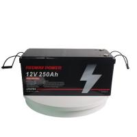 China Rechargeable OEM 12v Lifepo4 Battery 250ah Lithium Iron Phosphate 12v For RV EV for sale
