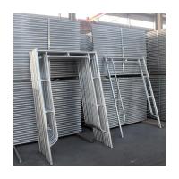 China Customized Frame System Scaffolding For Steel / Spray Plastic From Origin for sale