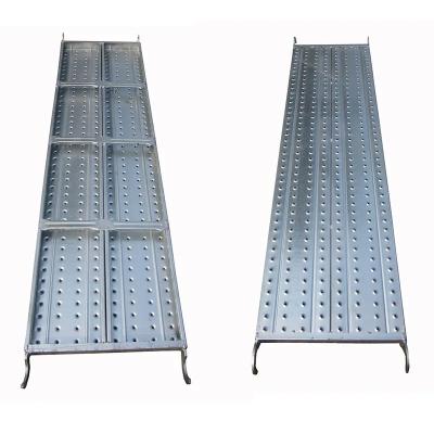 China Steel Plank With Hooks Steel Catwalk Scaffold Scaffolding Plank For Construction for sale