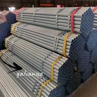 China Hot Dipped Galvanized Pipes Construction Galvanised Scaffold Tube for sale