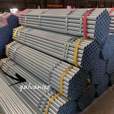 China Hot Dipped Galvanized Pipes Construction Galvanised Scaffold Tube for sale