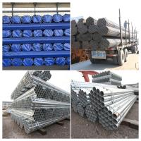 China Excellent Corrosion Resistance Galvanised Scaffold Tube 2.5D Bending Radius 6.4kg/m for sale