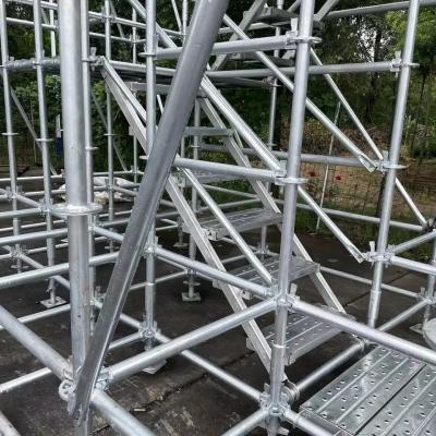 China Efficient Ringlock System Scaffolding 2 Years Vertical Adjustment ≤±3° ≤30kg/m2 for sale