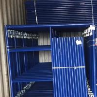 China American 1700mm 1219 Painted Galvanized Steel Ladder Frame Scaffolding Frame Ladder Frame Main Frame Door Frame for sale