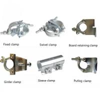 China Silver Scaffolding Coupler with ISO9001 Certificate MOQ 1000pcs for sale