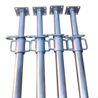 China Scaffolding Silver Adjustable Steel Prop with Simple Design Support Function for sale