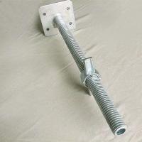 China Electro Galvanized Base Jack Scaffolding For Silver Steel Support for sale