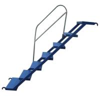 China Silver Scaffolding Ladders with 50cm Step Width Perfect for Industrial for sale