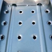China Spray Plastic Steel Staging Plank With Pre Galvanized Surface for sale