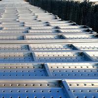 China Spray Plastic Steel Staging Plank With Pre Galvanized Surface for sale