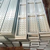 China Customized Length Scaffolding Plank with Pre-galvanized Surface Steel for sale