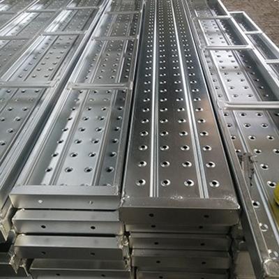 China Heavy-Duty Steel Staging Plank for Customized Length in Construction for sale