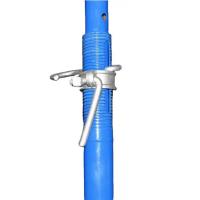 China Silver Adjustable Steel Prop Durable and HDG Coated for Industrial Applications for sale