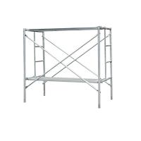 China American 1700mm 1219 Painted Galvanized Steel Ladder Frame Scaffolding Frame Ladder Frame for sale