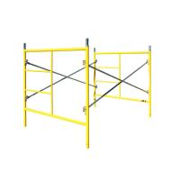 China Spray Plastic Q235 Steel Frame System Scaffolding For Customized Construction Needs for sale