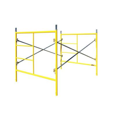 China Spray Plastic Q235 Steel Frame System Scaffolding For Customized Construction Needs for sale