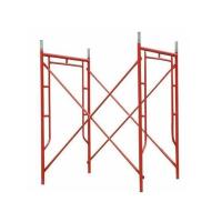 China Q235 Steel / Spray Plastic Frame System Scaffolding Adaptadores De Arpas for sale